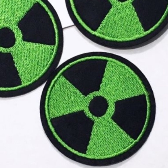 Accessories | New Trendy Radiation Logo Nuclear Sign Iron On Patches ...